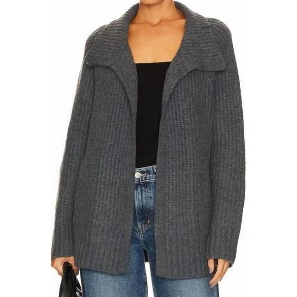 White + Warren | Sweaters | New White Warren Ribbed Cashmere Coatigan ...